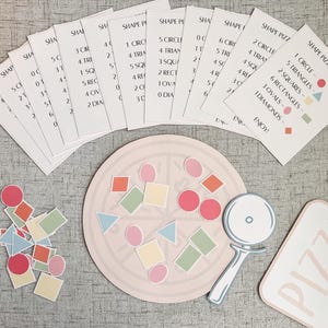 Shape Pizza Activity - Toddlers Printable Lesson - Preschool Curriculum ...