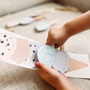 Ice Cream Builder Activity #2 - Fine Motor Skills - Preschool Pattern ...