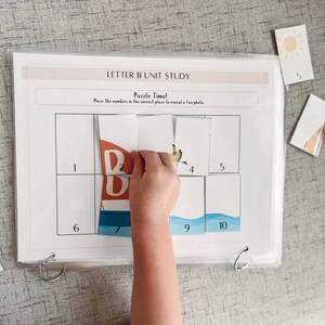 Letter B Unit Study - Letter Reorganization, Writing and Counting ...