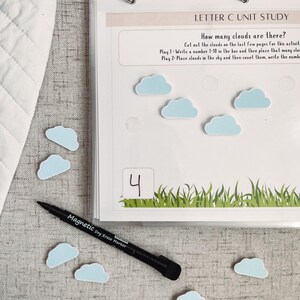 Letter C Unit Study - Letter Reorganization, Writing and Counting ...