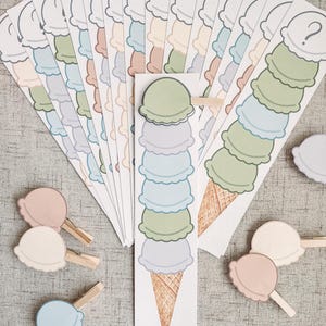 Complete the Ice Cream Pattern Activity - Preschool Pre-math Skills ...