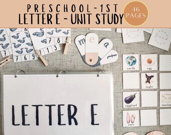 Letter B Unit Study Letter Reorganization, Writing and Counting ...