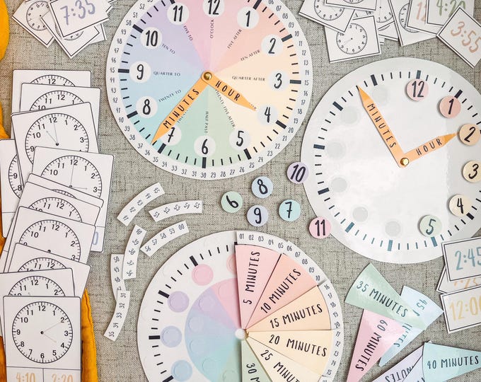 Wild Teaching Clock - for Waldorf School and Homeschool. Stress Free ...