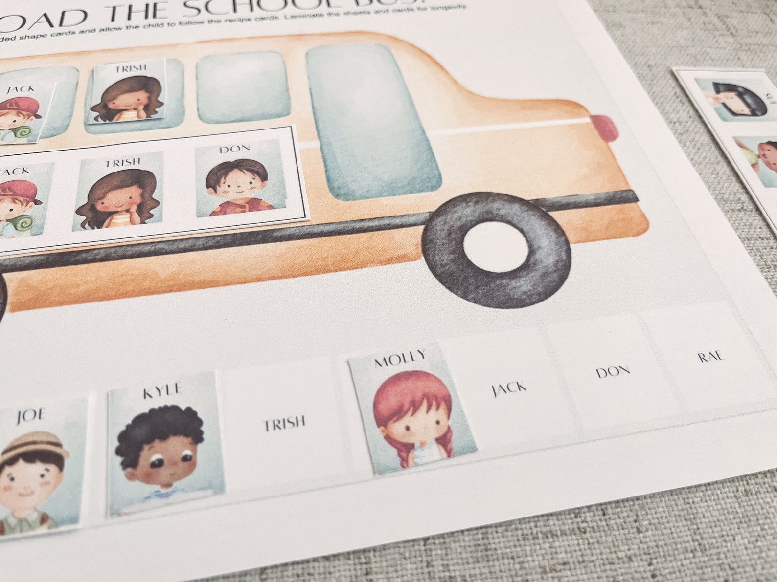 Load the Bus Activity - Preschool Pattern Practice - Wheels on the Bus ...