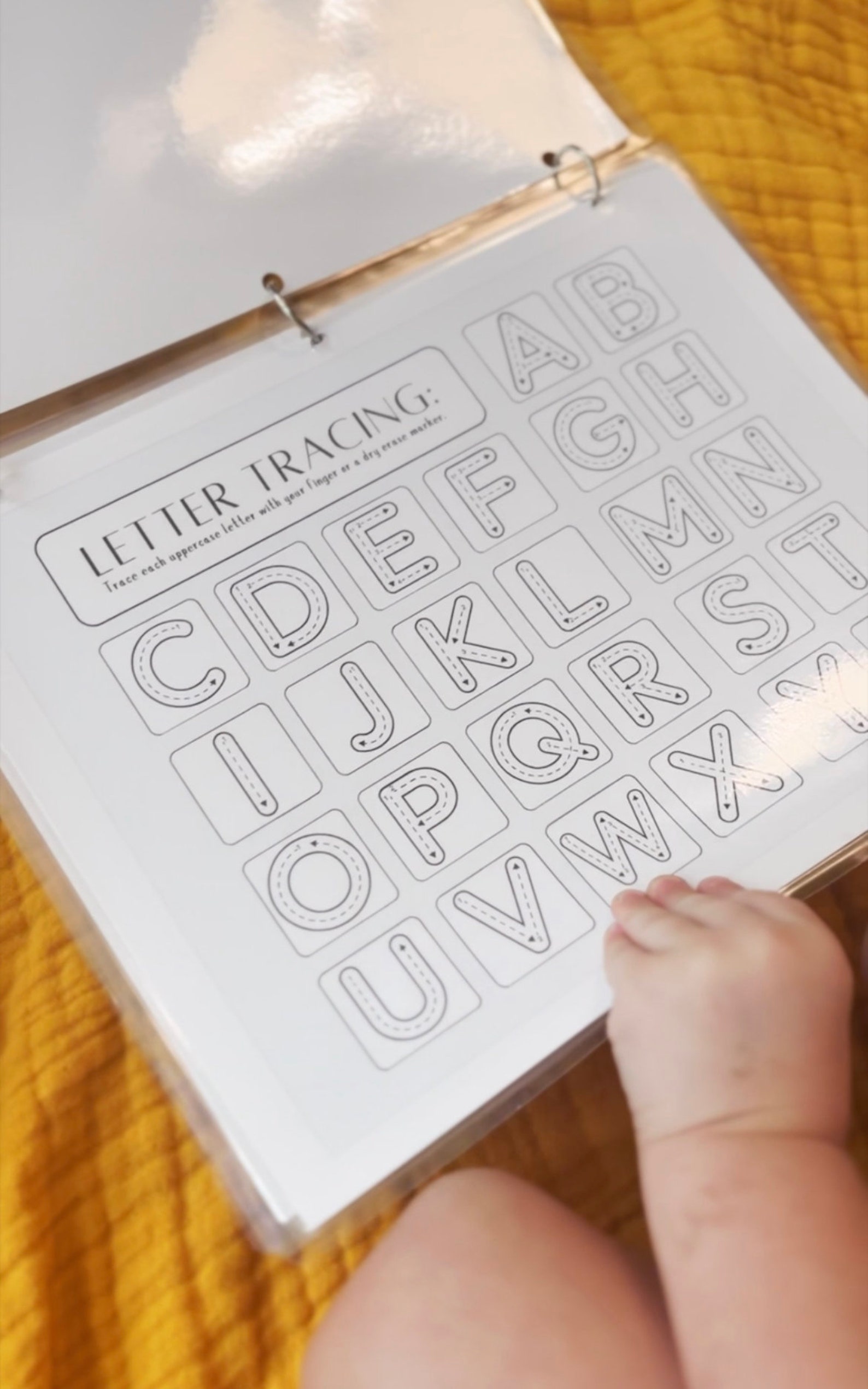 Alphabet Workbook ABC Activity Book Preschool Homeschool Learning ...