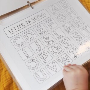 Alphabet Workbook ABC Activity Book Preschool Homeschool Learning ...