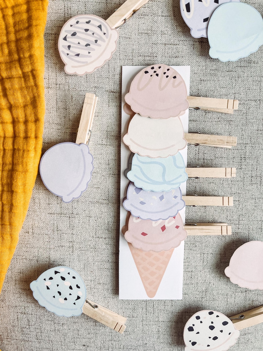 Ice Cream Builder Activity #2 - Fine Motor Skills - Preschool Pattern ...