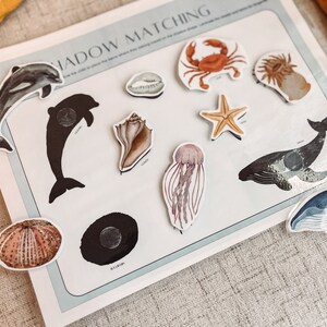 Busy Binder Insert - Shadow Matching Activity - Toddler and Preschooler ...