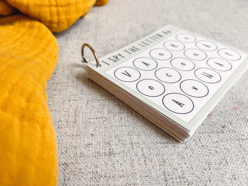 I Spy Alphabet Cards - ABC - Letter Recognizing - Homeschool Resource ...