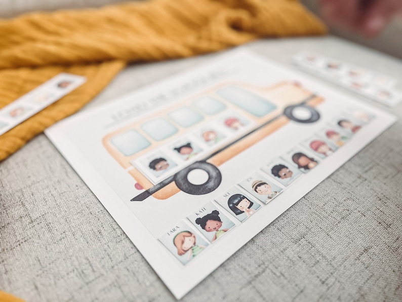 Load the Bus Activity Preschool Pattern Practice Wheels on the Bus Game ...