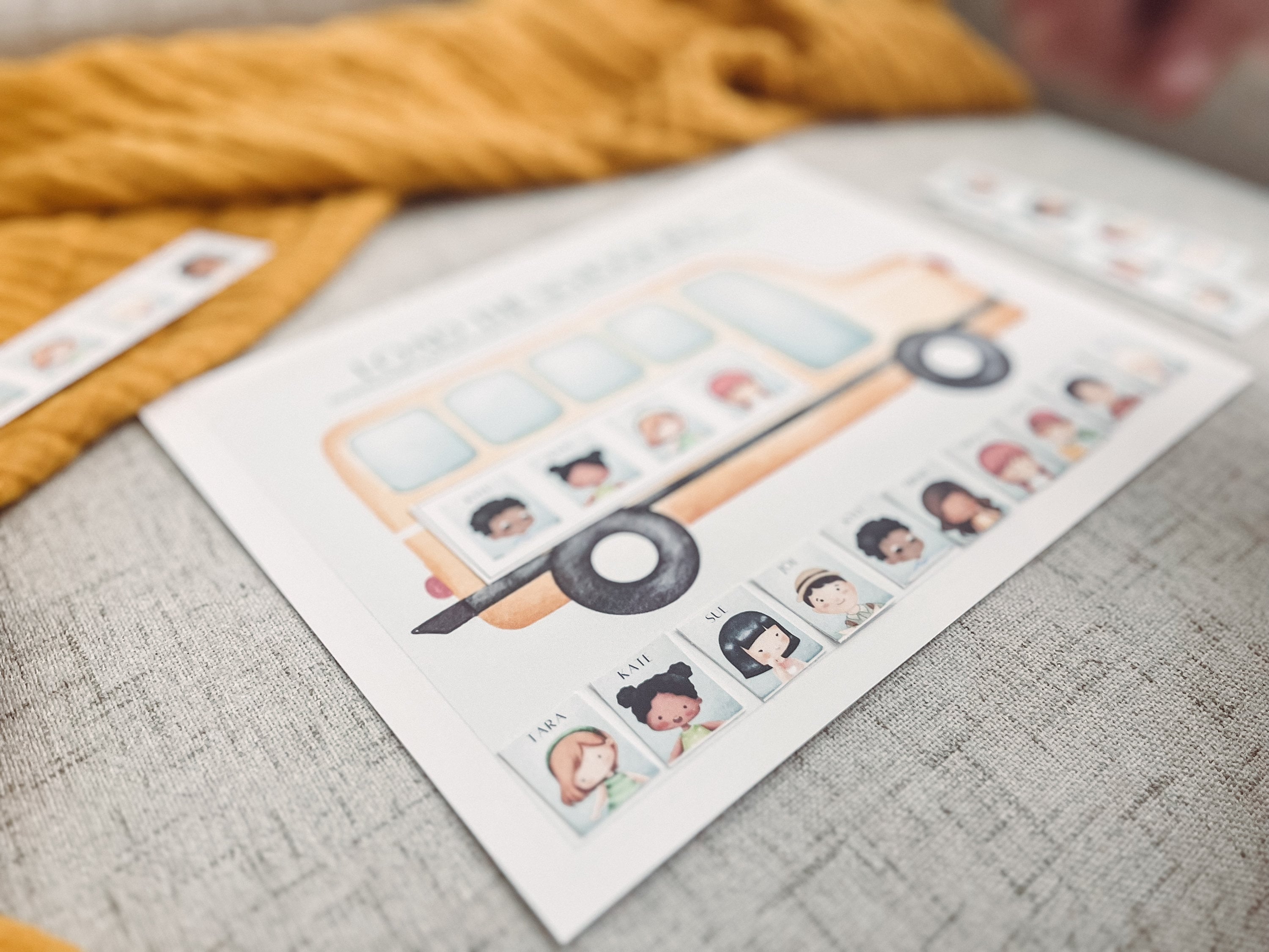 Load the Bus Activity Preschool Pattern Practice Wheels on the Bus Game ...