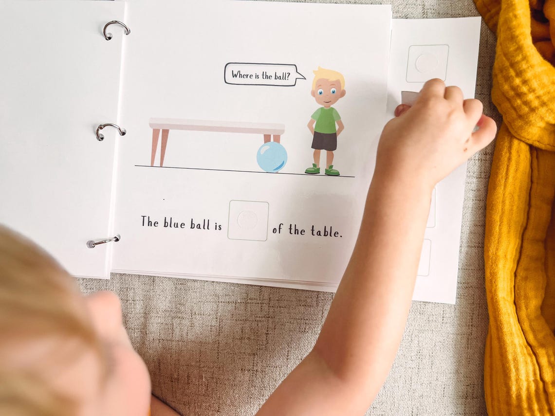Location Prepositions Book - Interactive - Boost Reading and Phonics ...