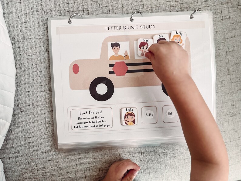 Letter B Unit Study - Letter Reorganization, Writing and Counting ...