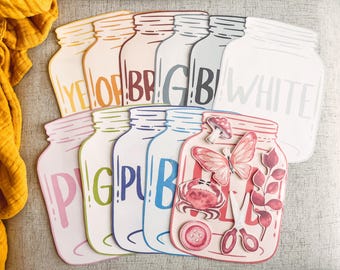 Color Sorting Jars, Color Matching Activity, Learning Colors, Toddler ...