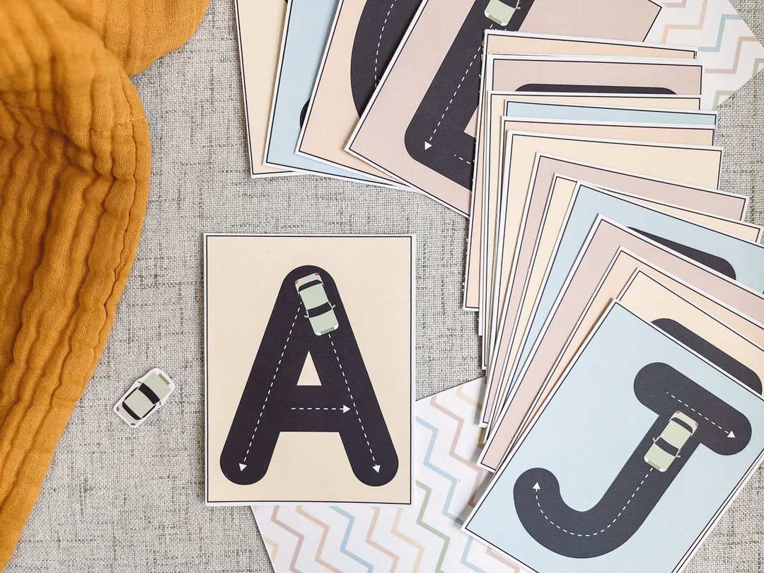 Alphabet Racing Interactive Flashcards - Tracing Activity - Play and ...
