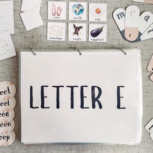 Letter E Unit Study - Letter Reorganization, Writing and Counting ...