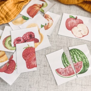 Matching Cards - Healthy Food 40 Count - Preschool Learning - Toddler ...