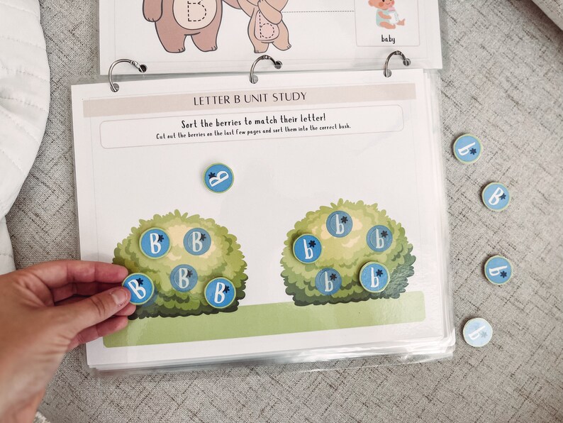 Letter B Unit Study Letter Reorganization, Writing and Counting ...