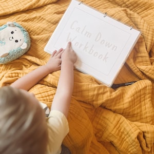 Calm Down Workbook - Calming Corner Tool Kit for Kids - Regulation for ...