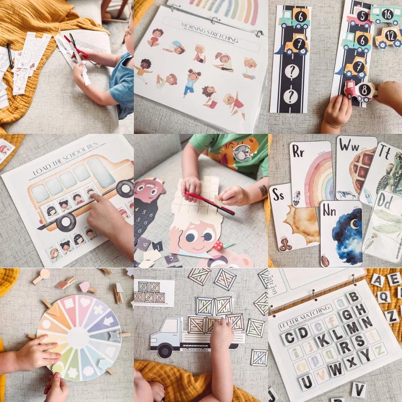 Preschool Activity Bundle - Printable Membership - Workbooks ...