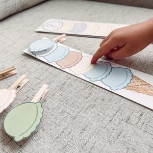 Complete the Ice Cream Pattern Activity - Preschool Pre-math Skills ...