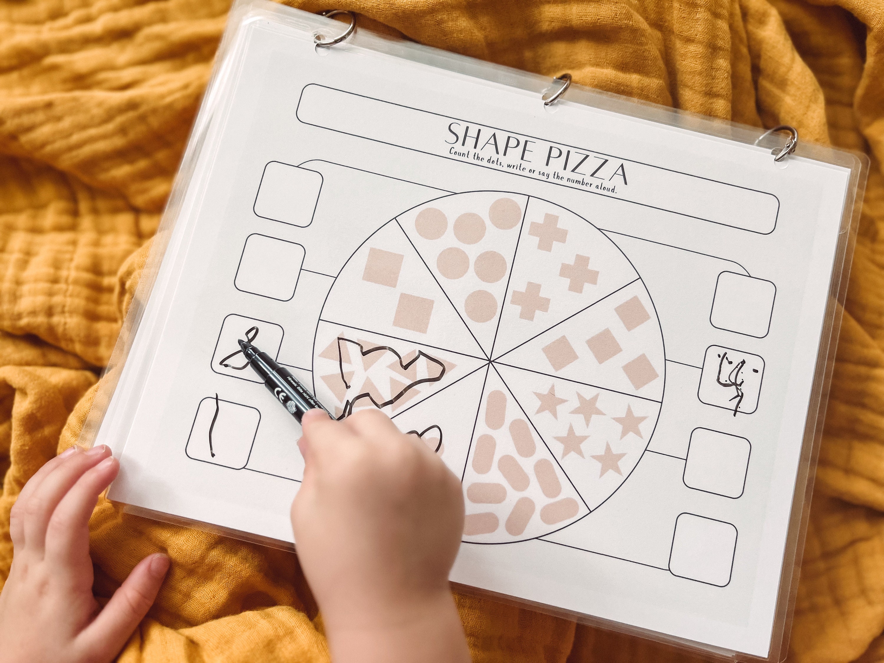 Number Workbook Counting Activity Book Preschool Homeschool Learning ...