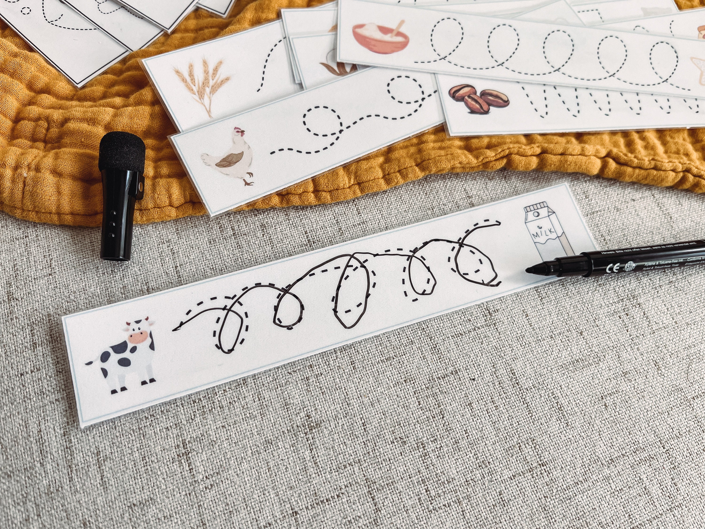 Scissor Skills Tracing Cards: Preschool Learning (digital Download) - Etsy