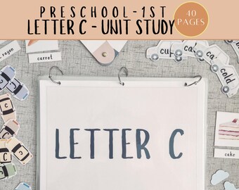 Letter B Unit Study - Letter Reorganization, Writing and Counting ...