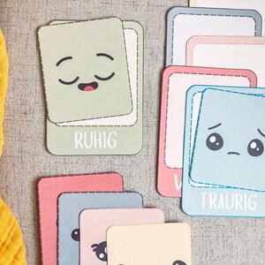 German Emotion Flashcards: Calming Corner Montessori Activity ...