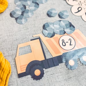Construction Truck Counting - Preschool Math Lesson - Toddler Activity ...