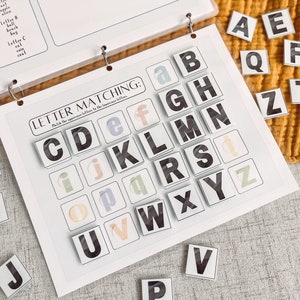 Alphabet Workbook - ABC Activity Book - Preschool Homeschool Learning ...