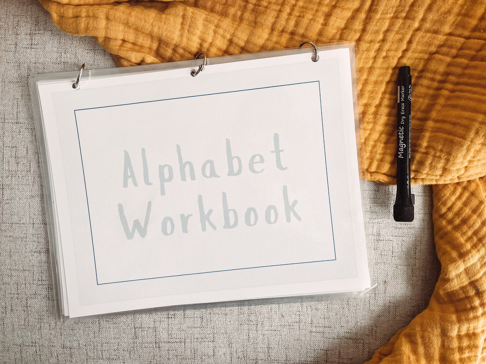 Alphabet Workbook ABC Activity Book Preschool Homeschool Learning ...