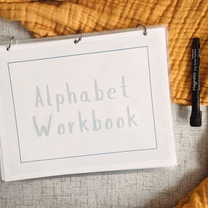 Alphabet Workbook - ABC Activity Book - Preschool Homeschool Learning ...