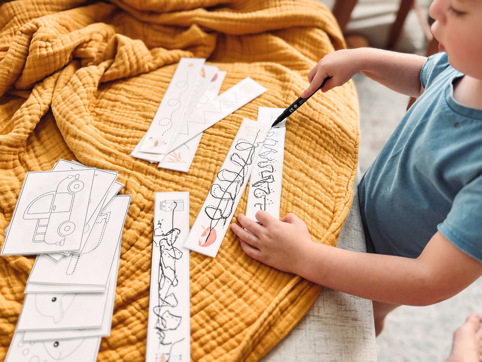 Scissor Skills Tracing Cards: Preschool Learning (digital Download) - Etsy