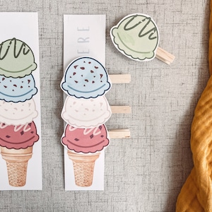 Ice Cream Builder Activity - Fine Motor Skills - Preschool Pattern ...