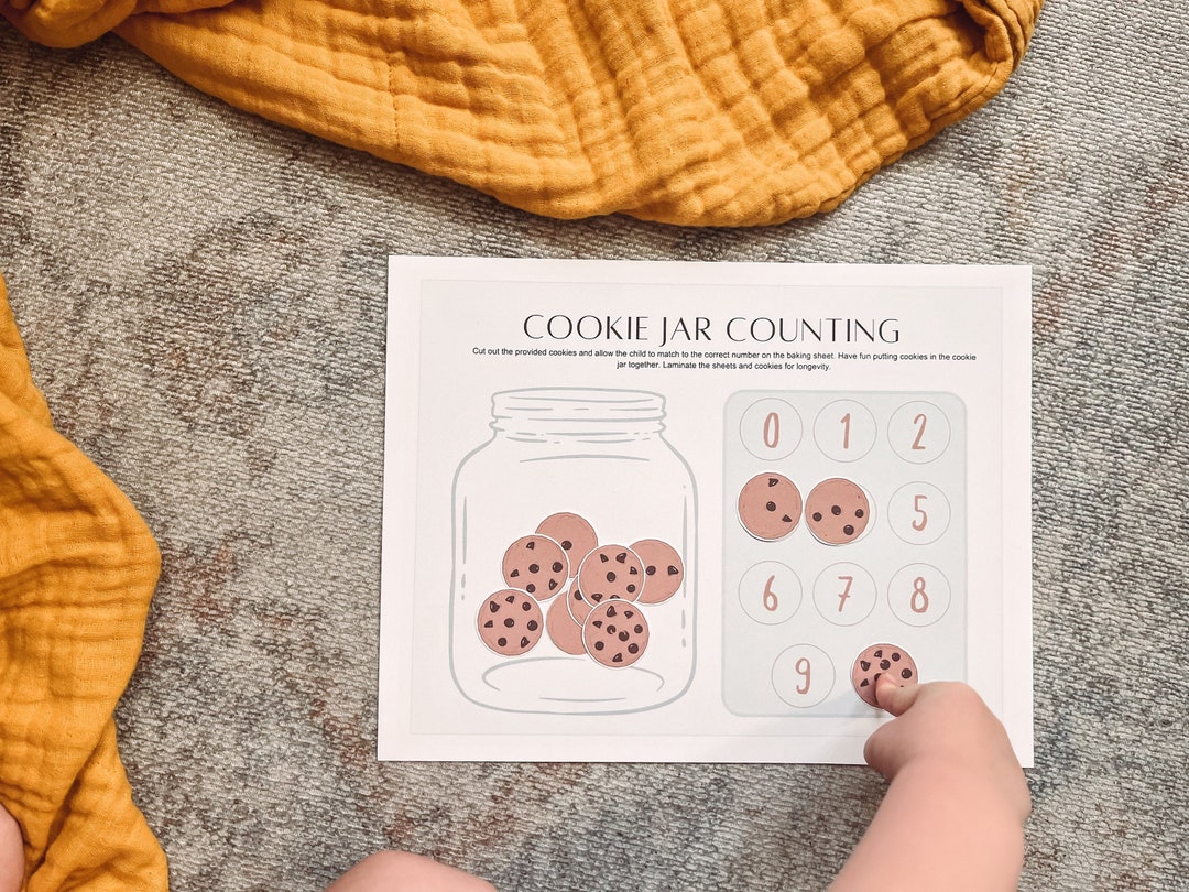 Cookie Jar Counting - Addition and Subtraction - Busy Binder Insert ...