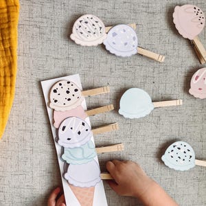 Ice Cream Builder Activity #2 - Fine Motor Skills - Preschool Pattern ...