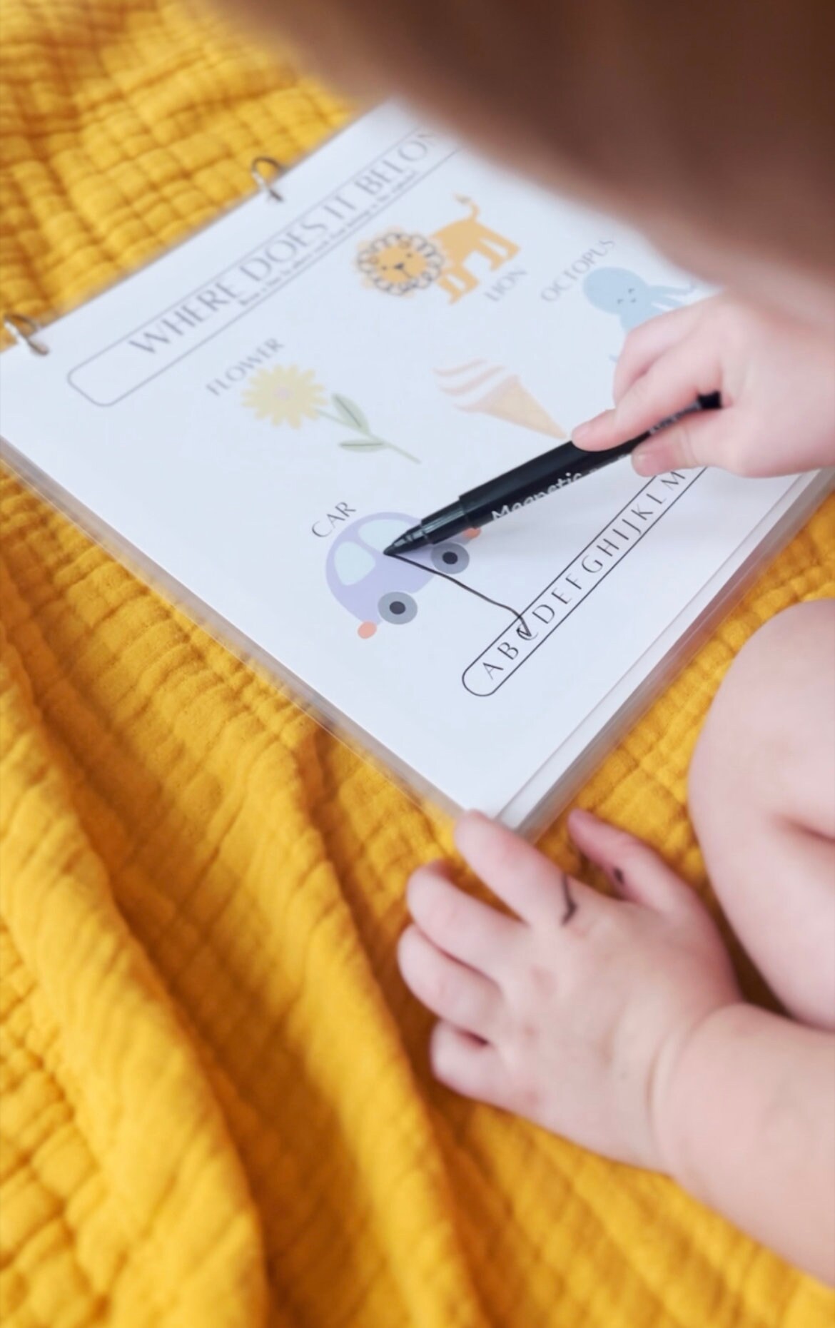 Alphabet Workbook ABC Activity Book Preschool Homeschool Learning ...