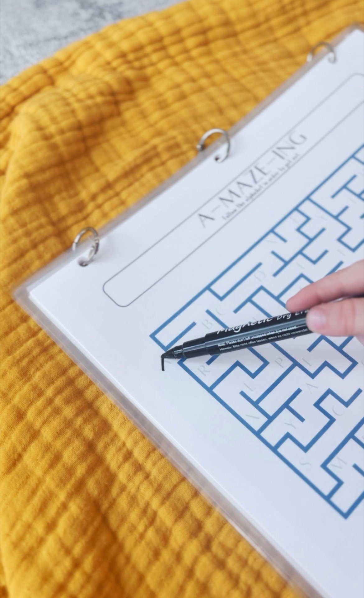 Alphabet Workbook ABC Activity Book Preschool Homeschool Learning ...