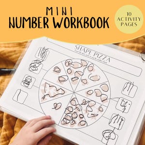 Number Workbook - Counting Activity Book - Preschool Homeschool ...
