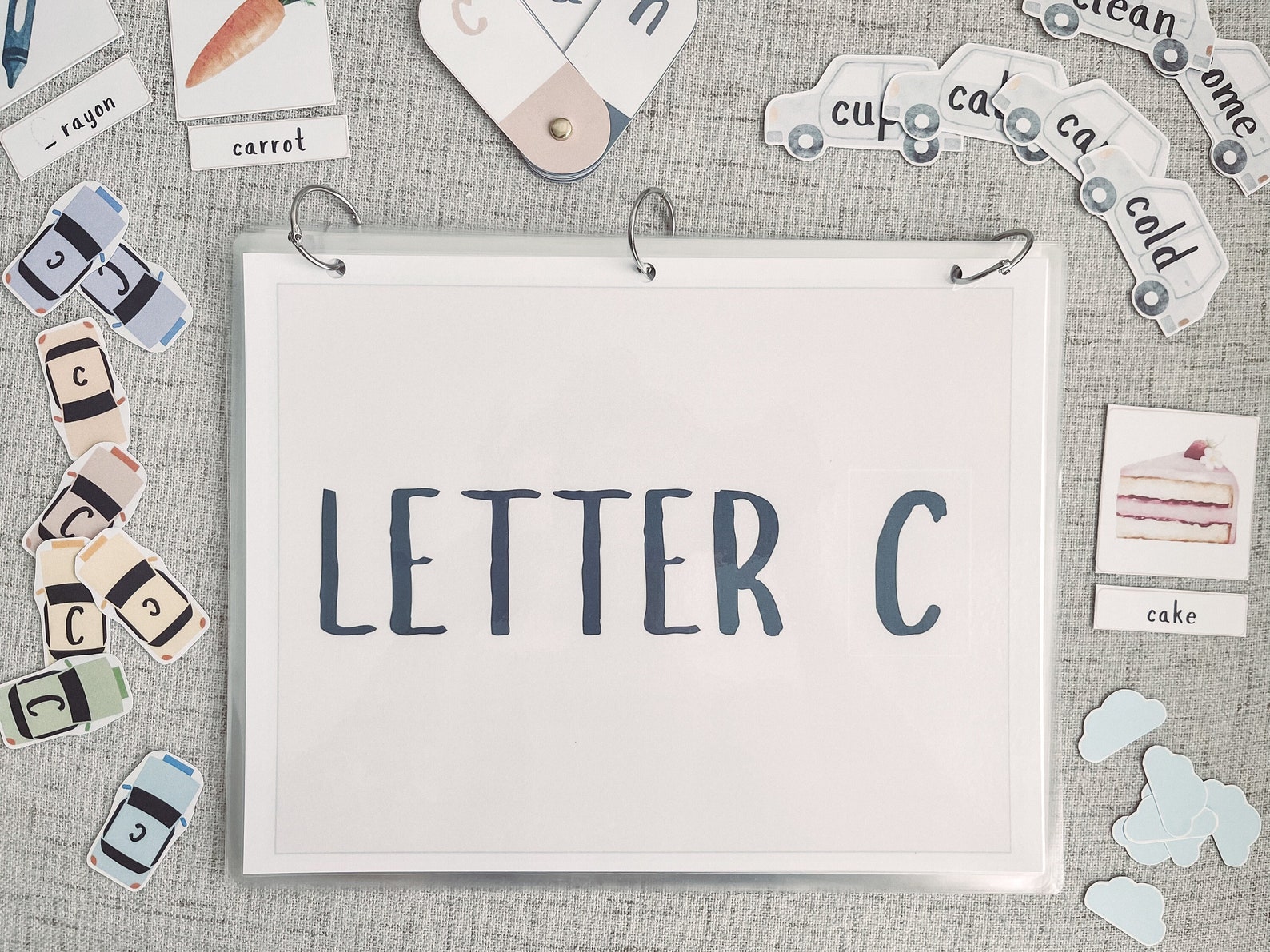 Letter C Unit Study Letter Reorganization, Writing and Counting ...