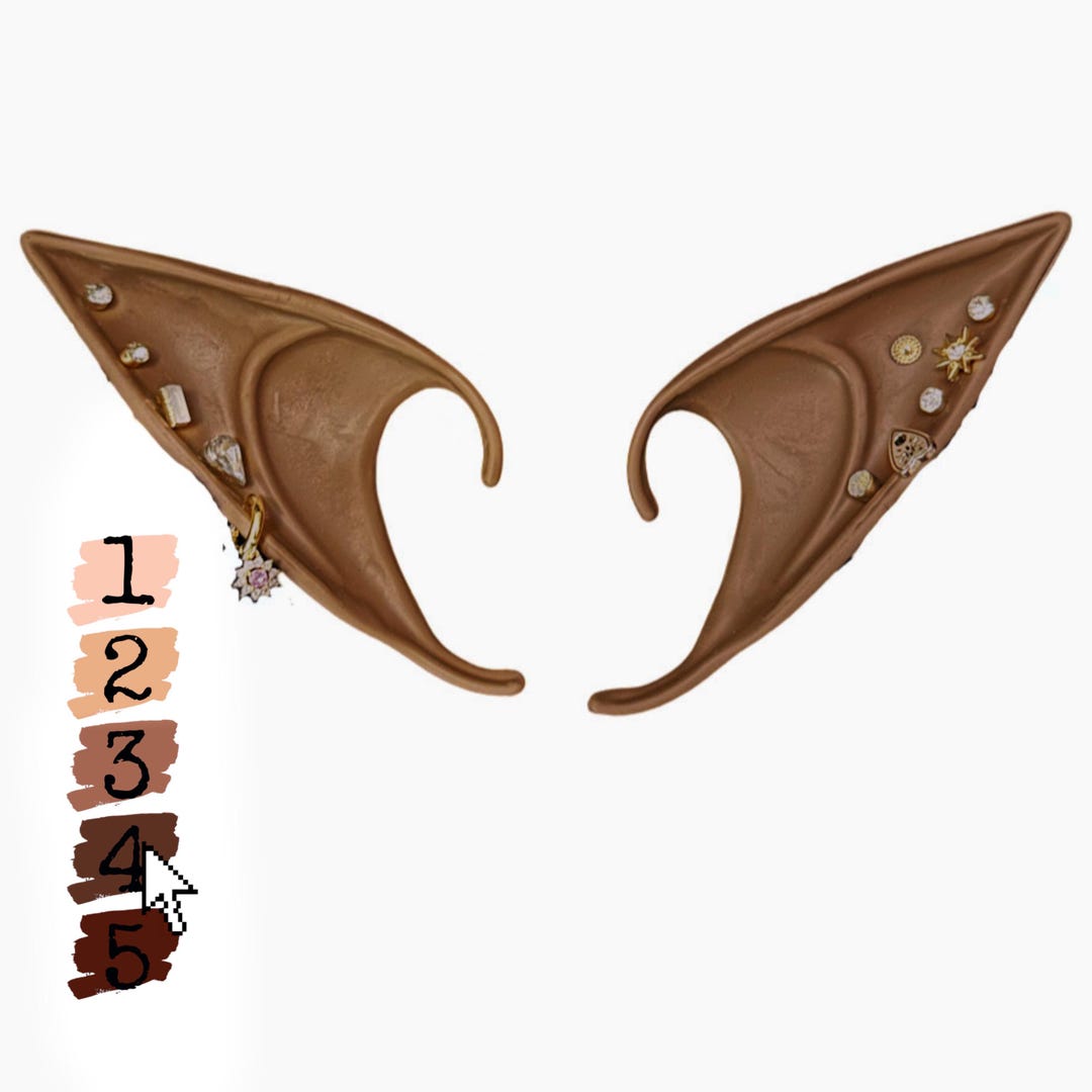 Customized Skin Tone Pierced Elf Ears - Etsy