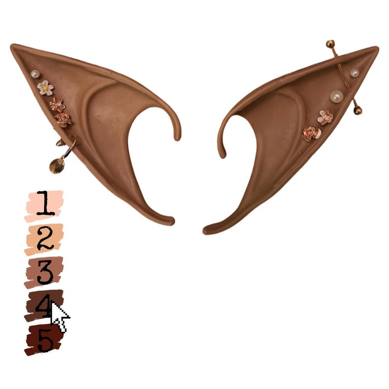 Customized Skin Tone Pierced Elf Ears - Etsy