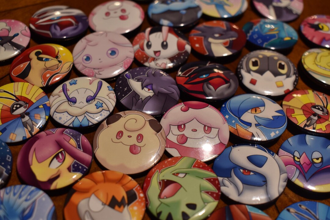 Kalos / Gen 6 + Mega Pokemon Pinback Buttons | 32mm - Etsy