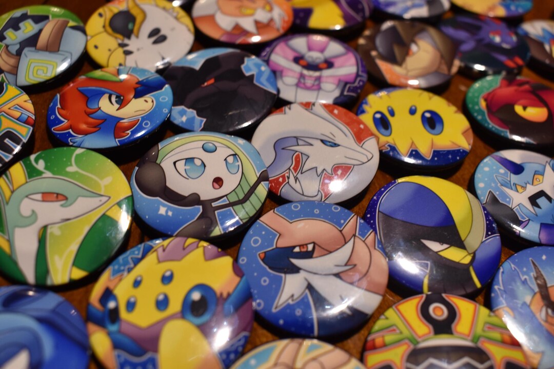 Unova / Gen 5 Pokemon Pinback Buttons | 32mm - Etsy