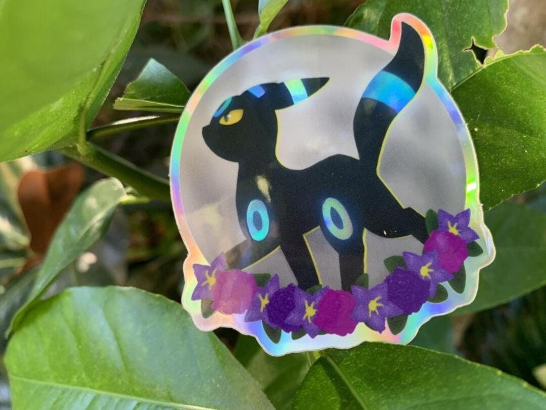 CLEARANCE Holographic Shiny Umbreon Sticker - Etsy