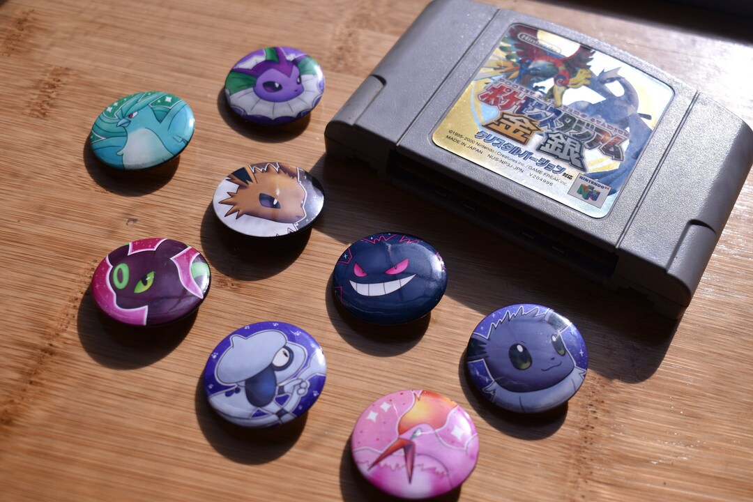 Pokemon Stadium 2 Shiny Pokemon Pinback Button 32mm - Etsy