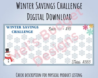 Winter Savings Challenge - Etsy