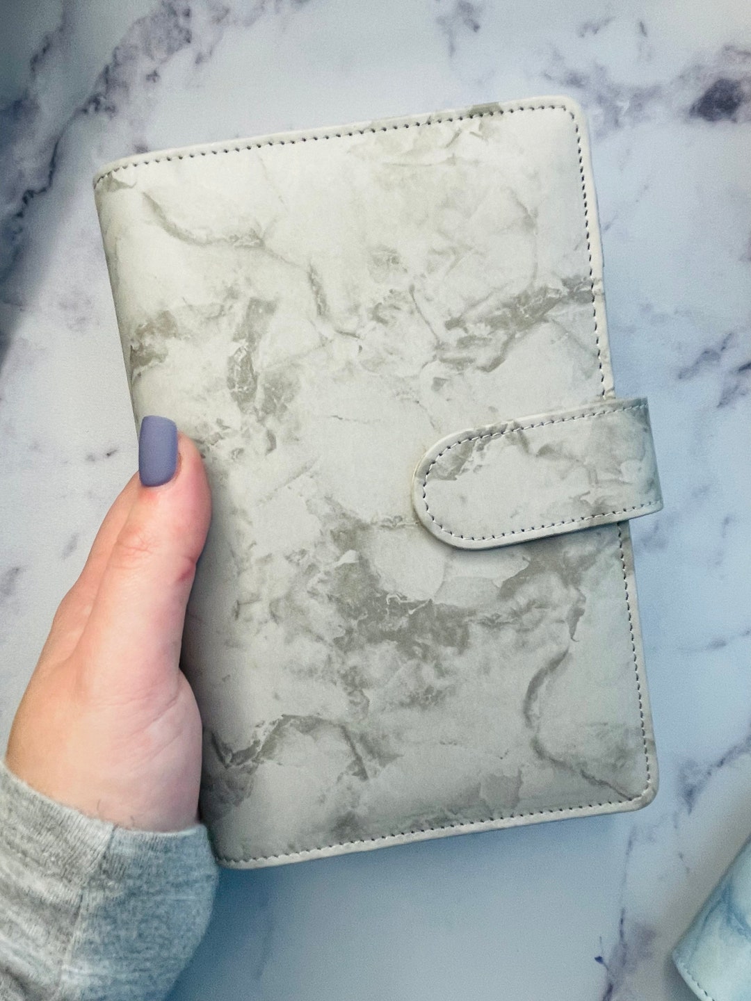 A6 Marble Binder + Laminated Envelopes | Cash Envelope System | Sinking ...