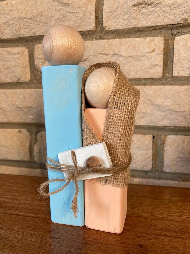 DIY Wooden Nativity Scene Kit: Rustic Christmas Craft - Etsy